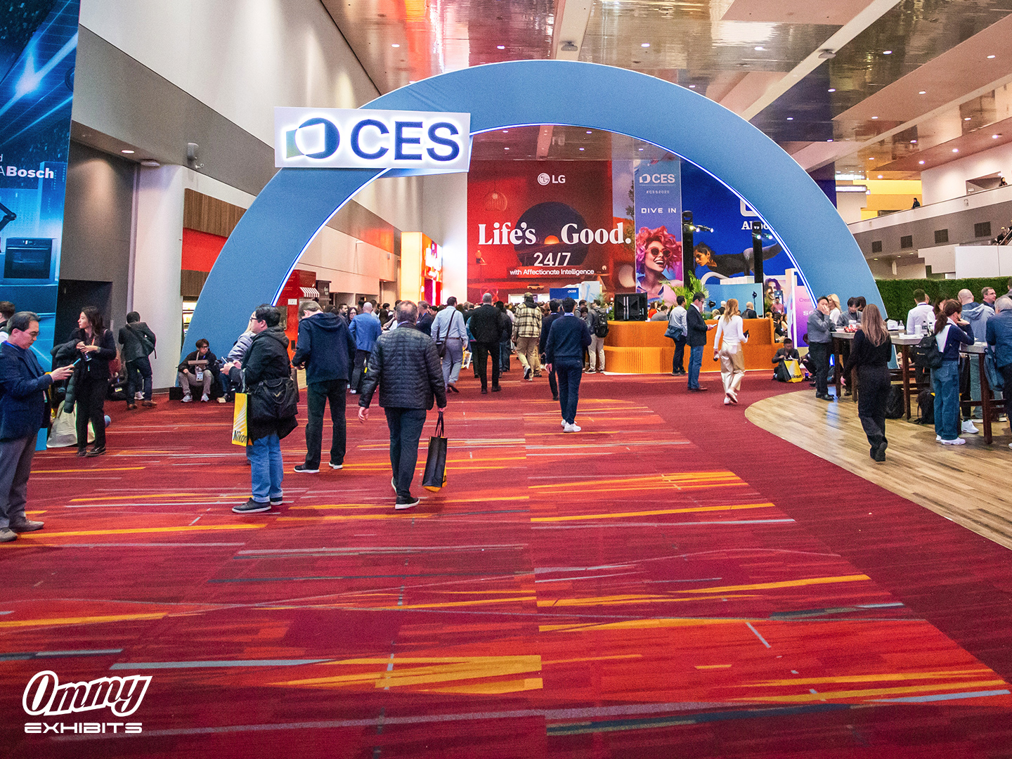 CES 2025 Booth Design Showcase | Ommy Exhibits