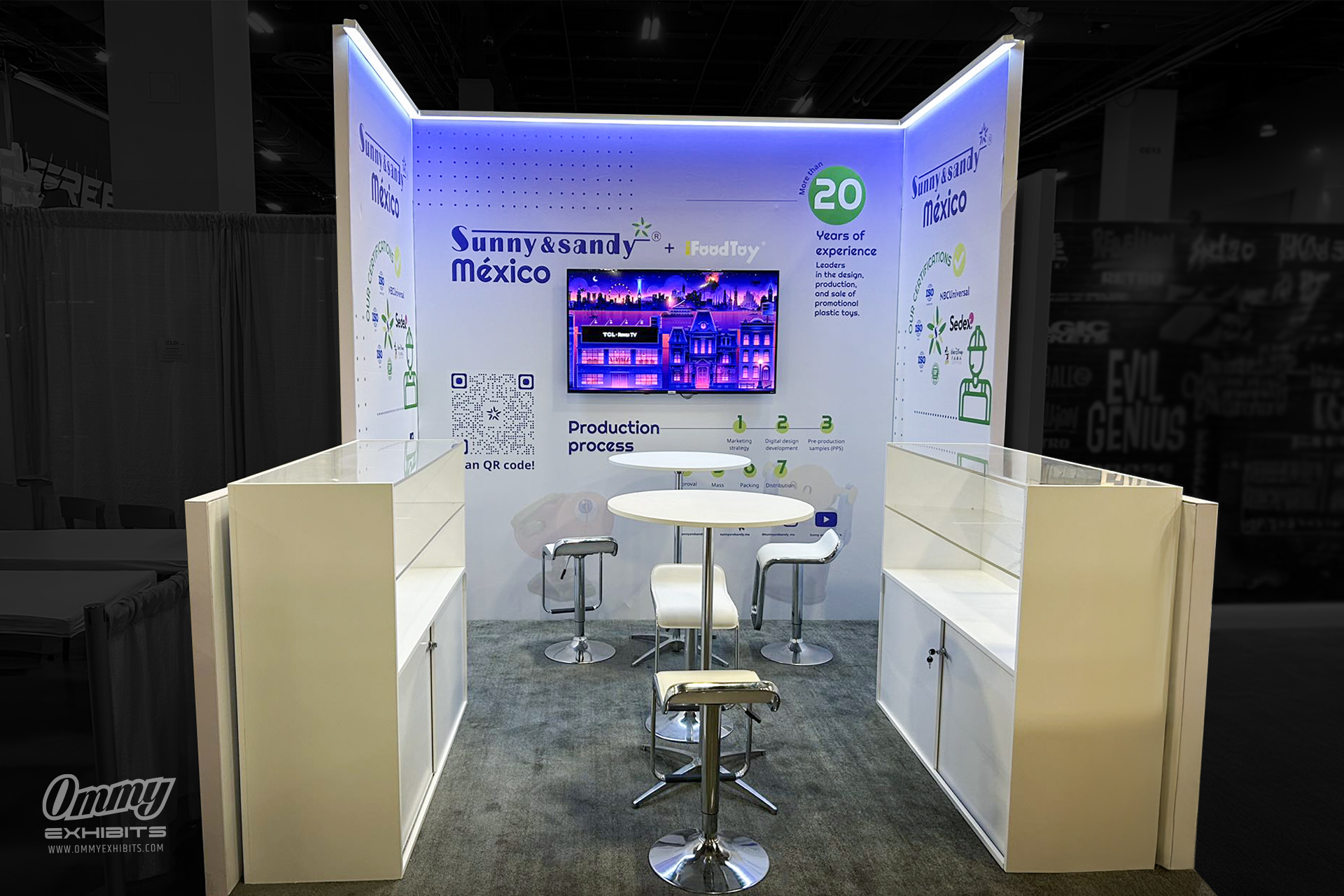 Ommy Exhibits’ Impactful Licensing Trade Show Booth for Sunny & Sandy ...