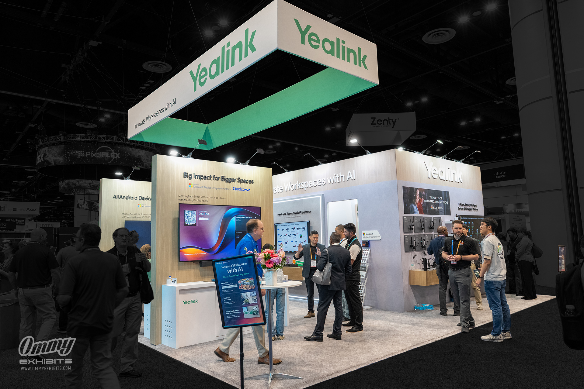 Yealink Shines at InfoComm 2025 with Innovative Booth Design | Ommy ...