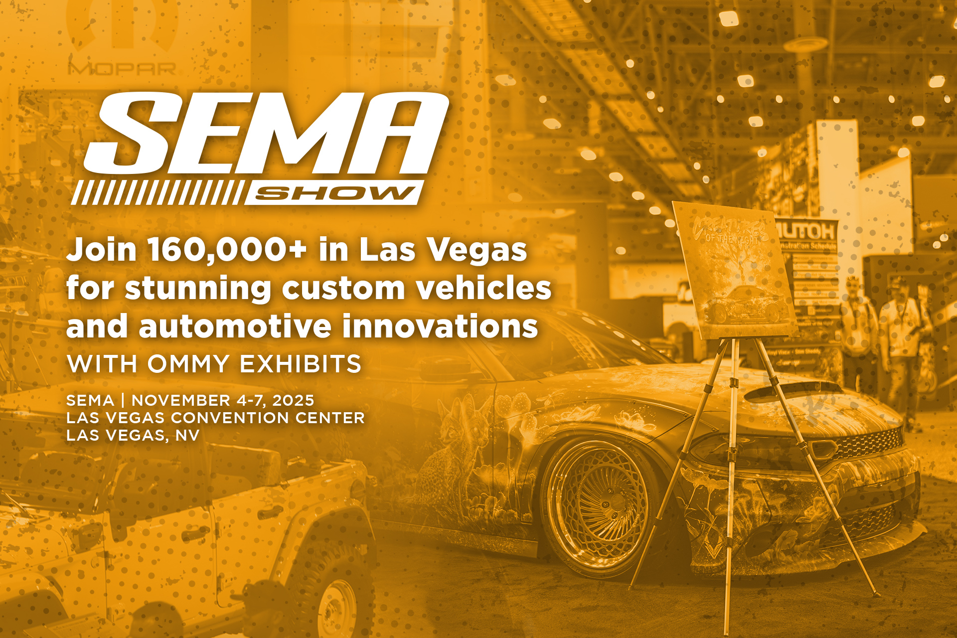 SEMA Show 2025: Amplify Your Brand with an Ommy Exhibits Custom Booth | Ommy Exhibits